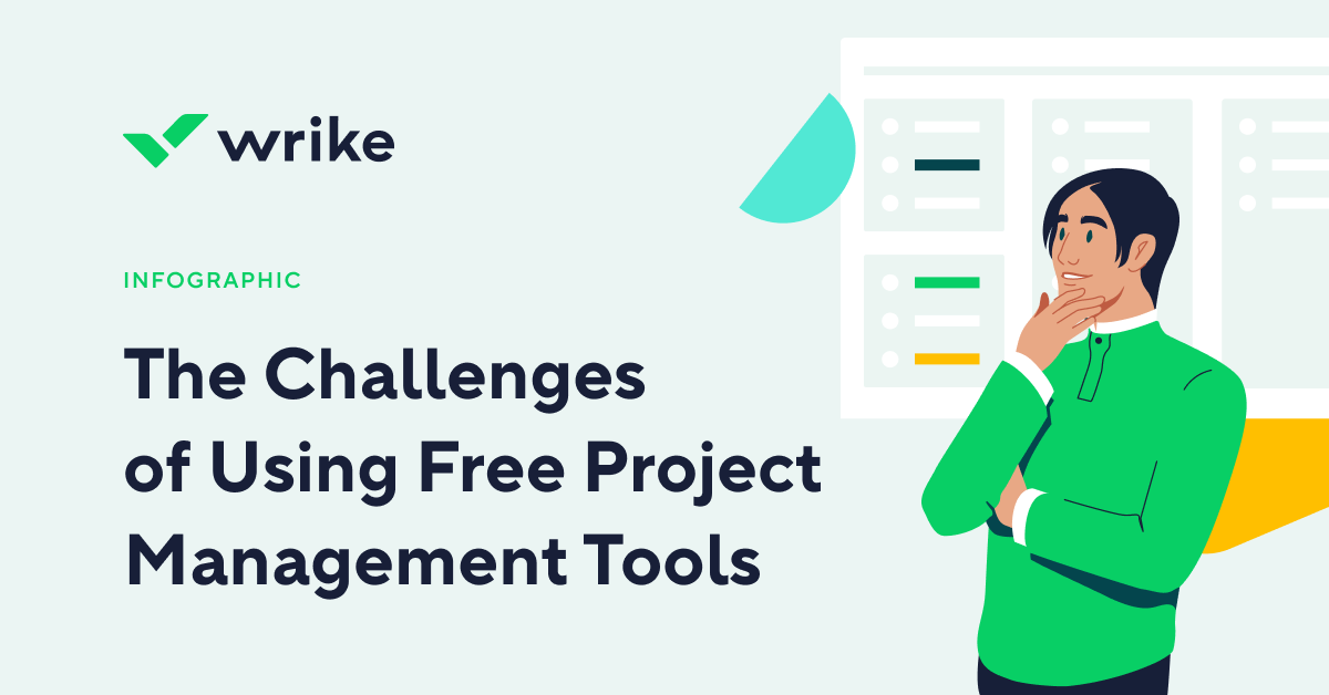 Challenges of Using Free Project Management Tools | Free Infographic
